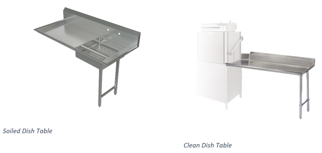 The Role of Dish Tables in Commercial Kitchen Layout